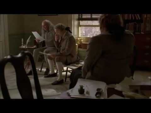 Founding fathers writing the declaration of independence - YouTube