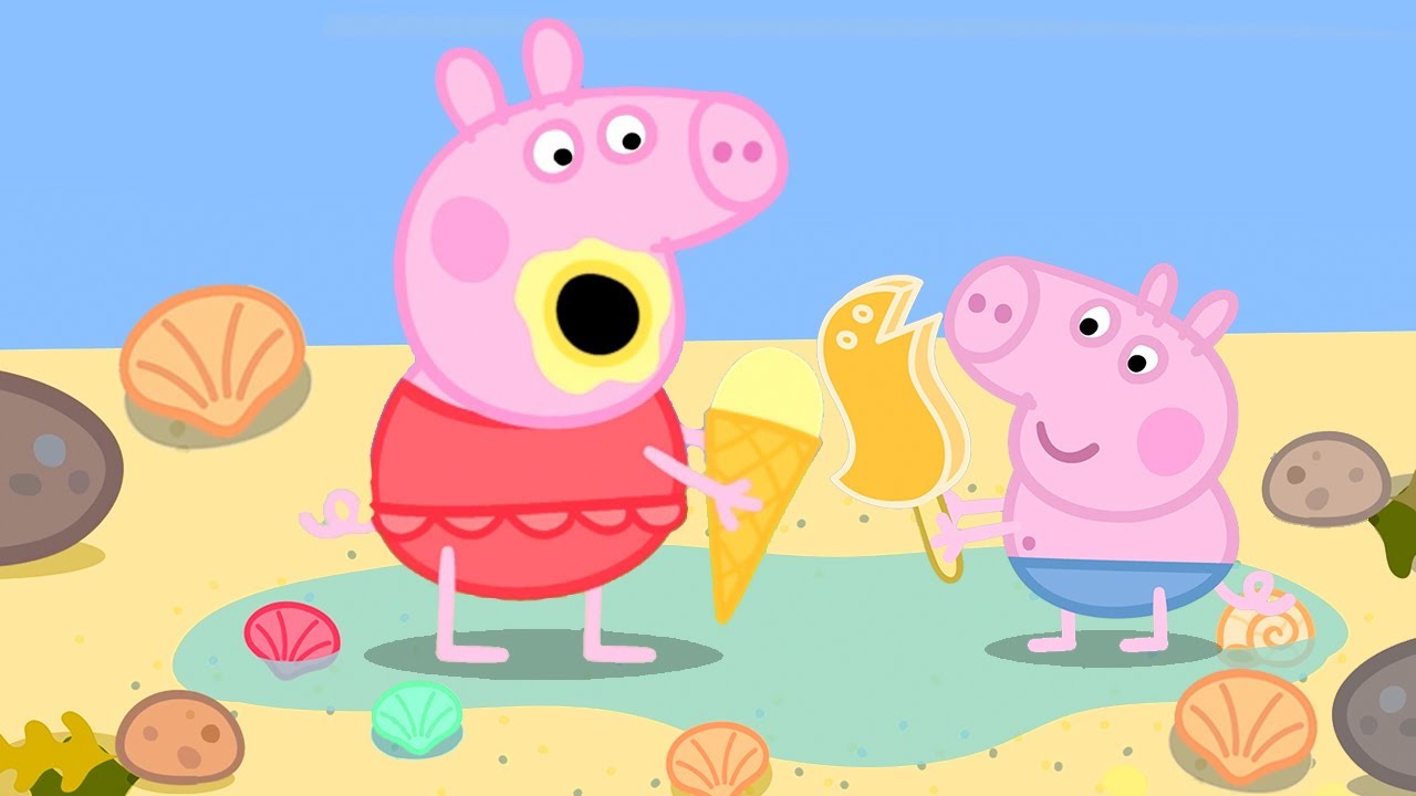 Peppa Jumps in Muddy Puddles and Goes to the Beach 🐷 | Peppa Pig ...