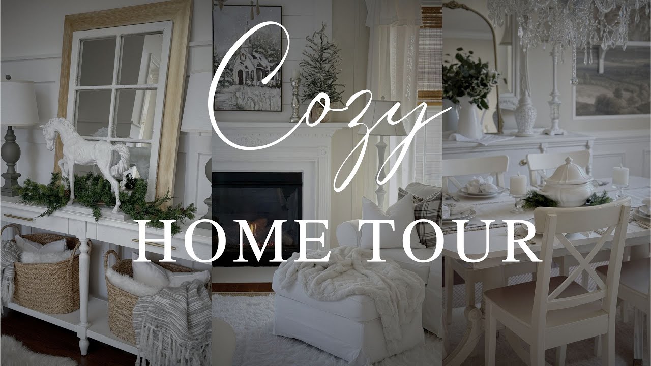 COZY HOME TOUR 2025 || SIMPLE DECORATING IDEAS || FULL TOUR (Music Only ...