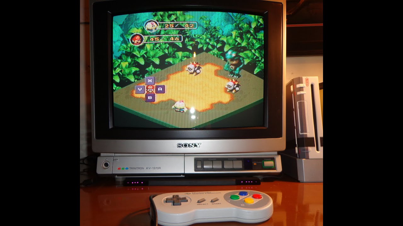 Wii and a CRT, emulating that feels natural...wii retroport, snes ...