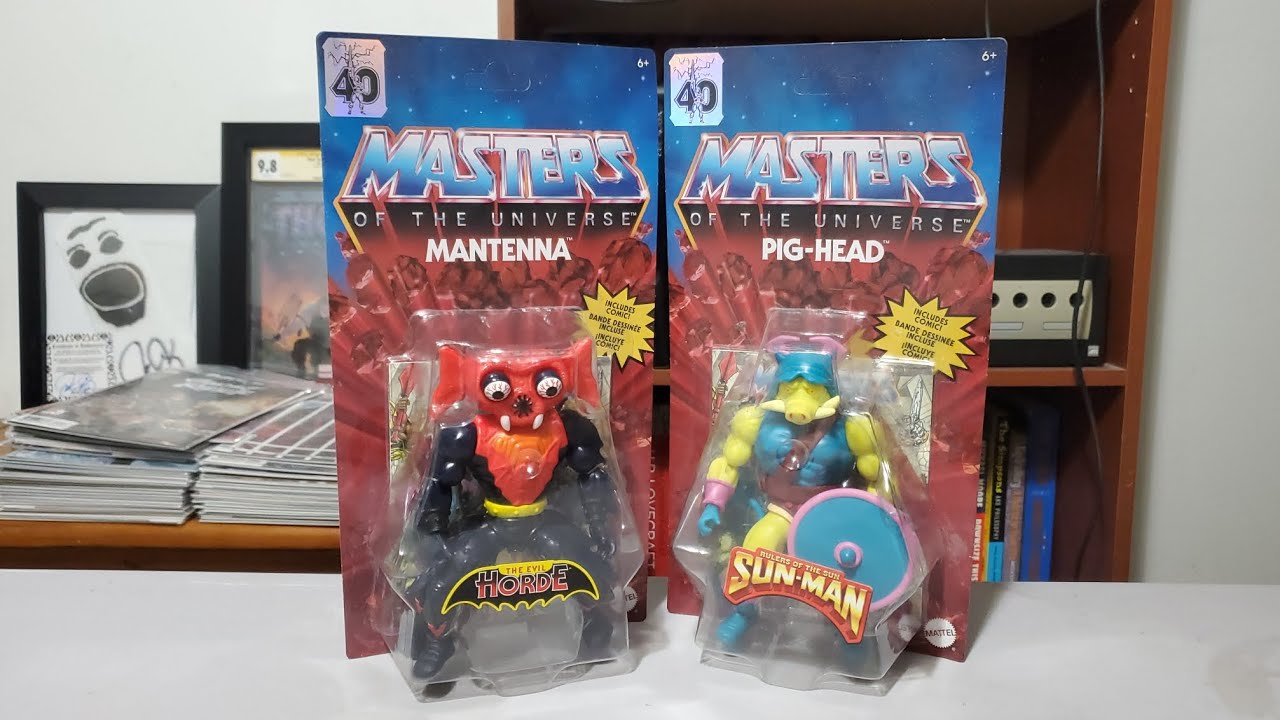 MOTU Origns Unboxings (Mantenna & Pig-Head) - YouTube