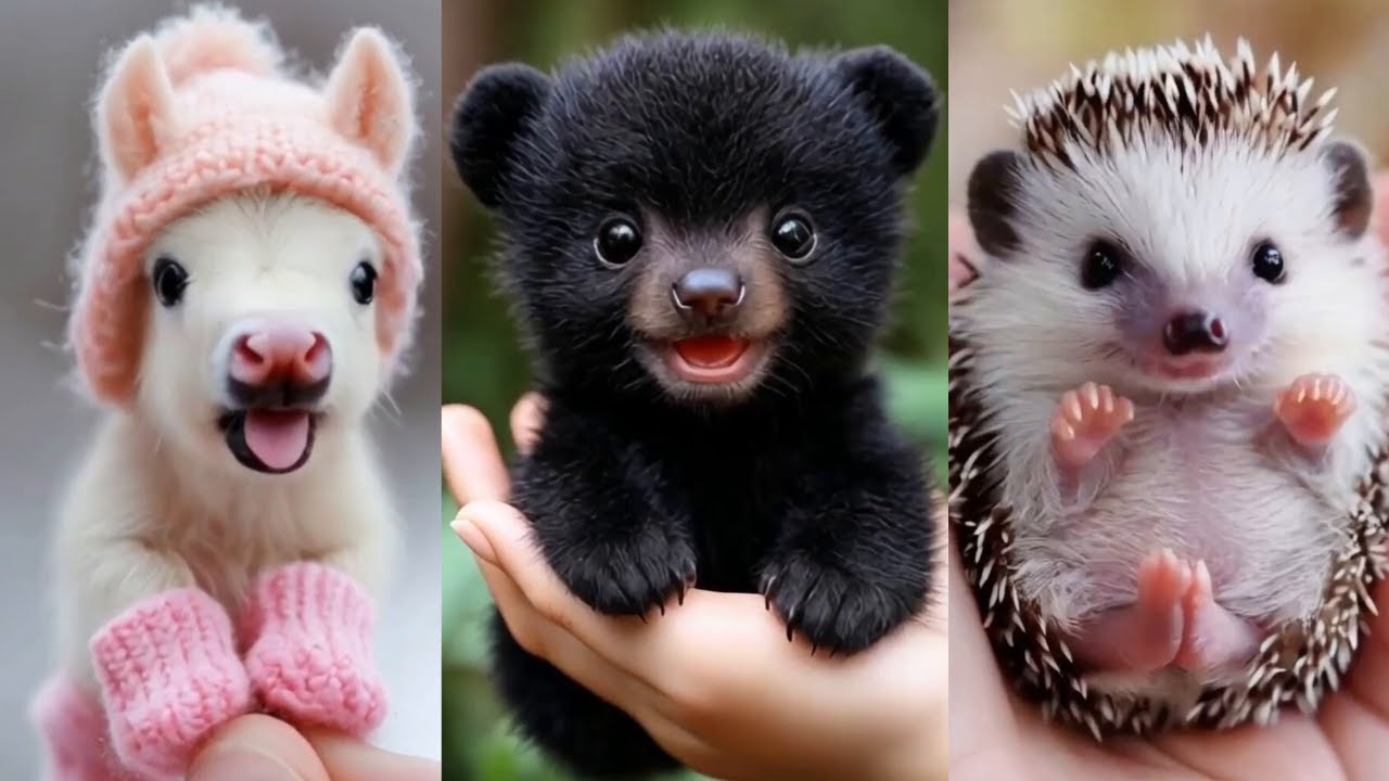 🐾 Tiny Cuteness Overload! 🐹🐰🦊🐯🐴🐷 Vote for Your Favorite Mini Pet! 💖 ...