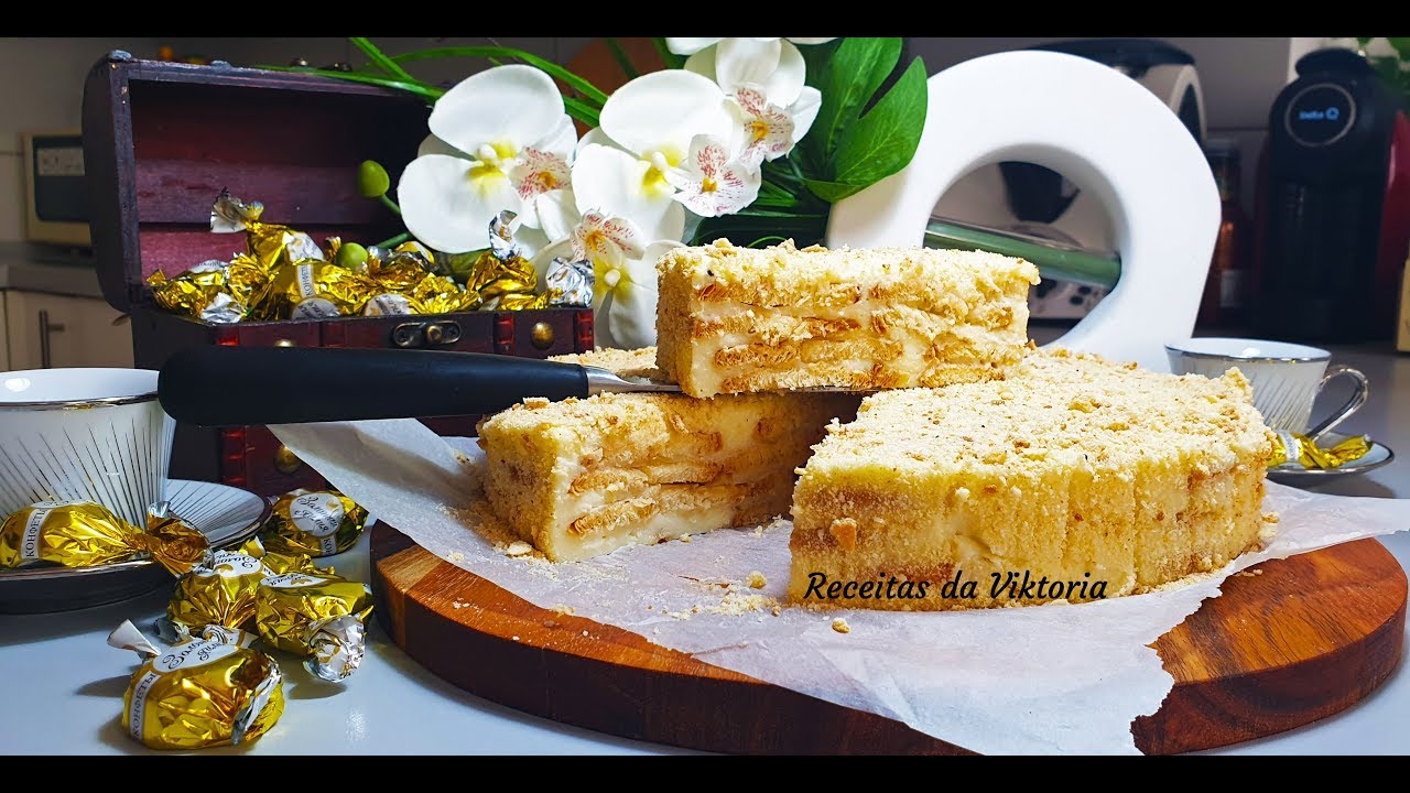 Bolo Napoleão - 𝓡𝓮𝓬𝓮𝓲𝓽𝓪𝓼 𝓭𝓪 𝓥𝓲𝓴𝓽𝓸𝓻𝓲𝓪 👩‍🍳 - YouTube