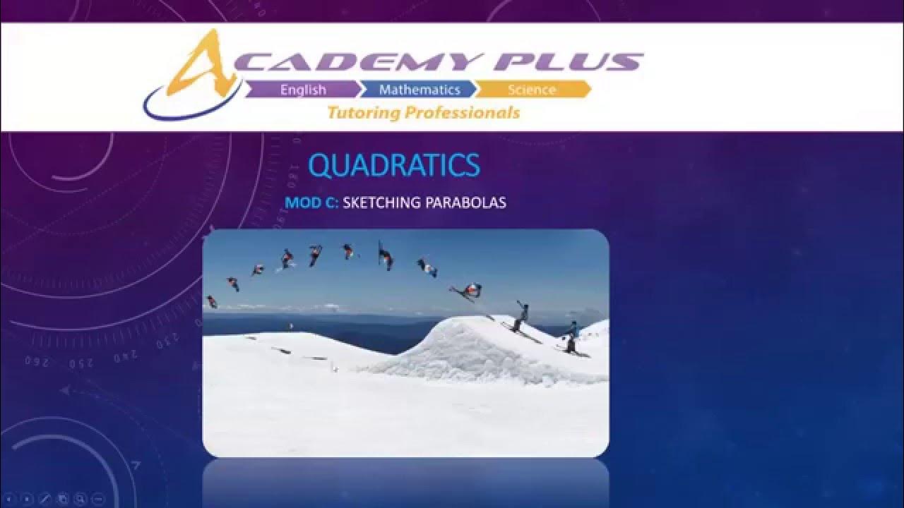 Academy Plus - Quadratics Mod C - Sketching Quadratic Functions - YouTube