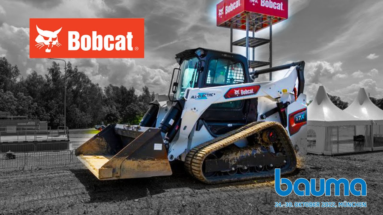 Bobcat stand & show - BAUMA 22 - YouTube