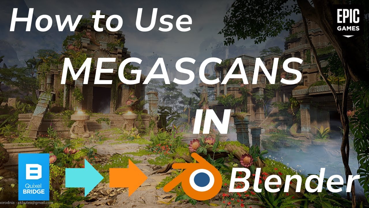 How to Use Megascans In blender [Official Method] - YouTube