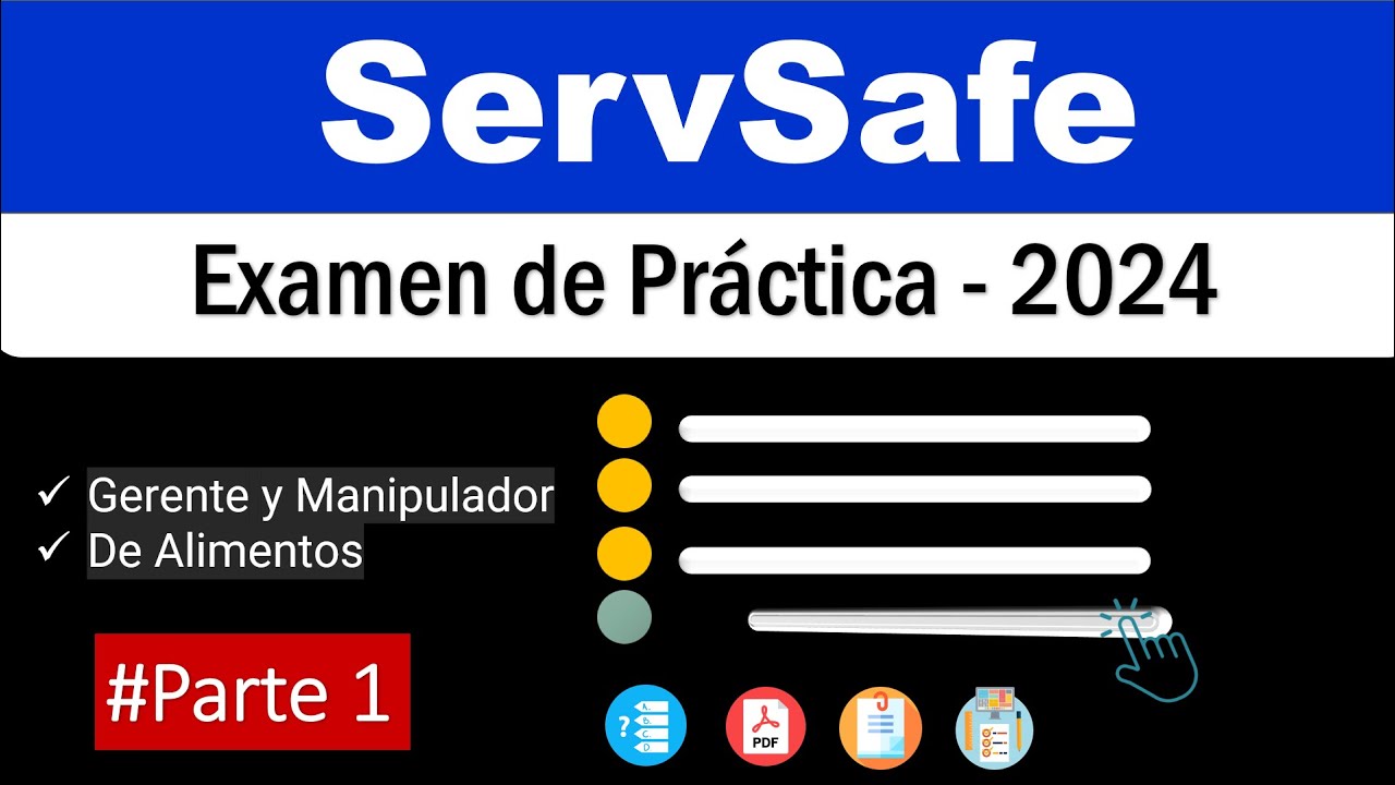 Examen de Práctica de ServSafe 2024 de Gerente y Manipulador de ...