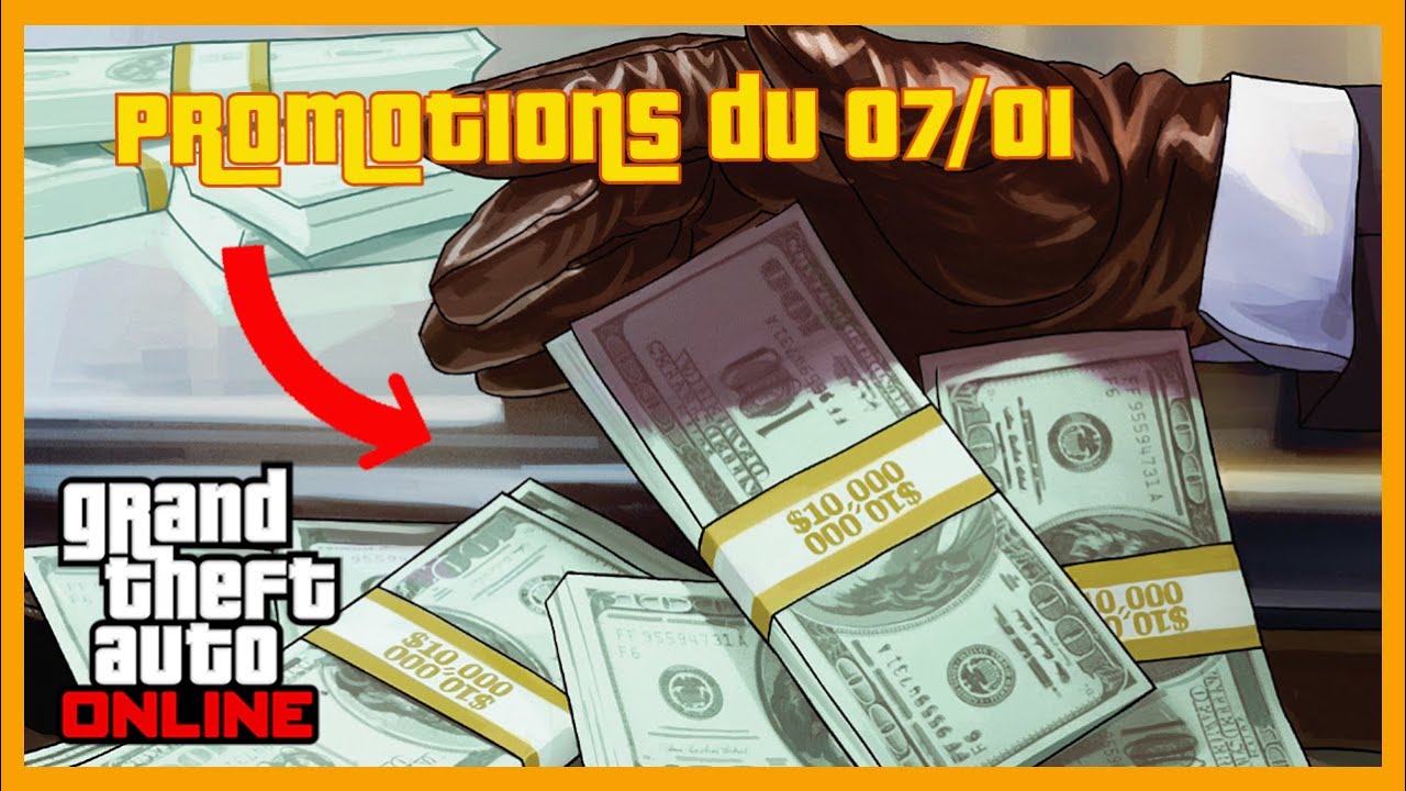 PROMOTIONS ET BONS PLANS DU 7 JANVIER | PROMOS GTA 5 ONLINE - YouTube