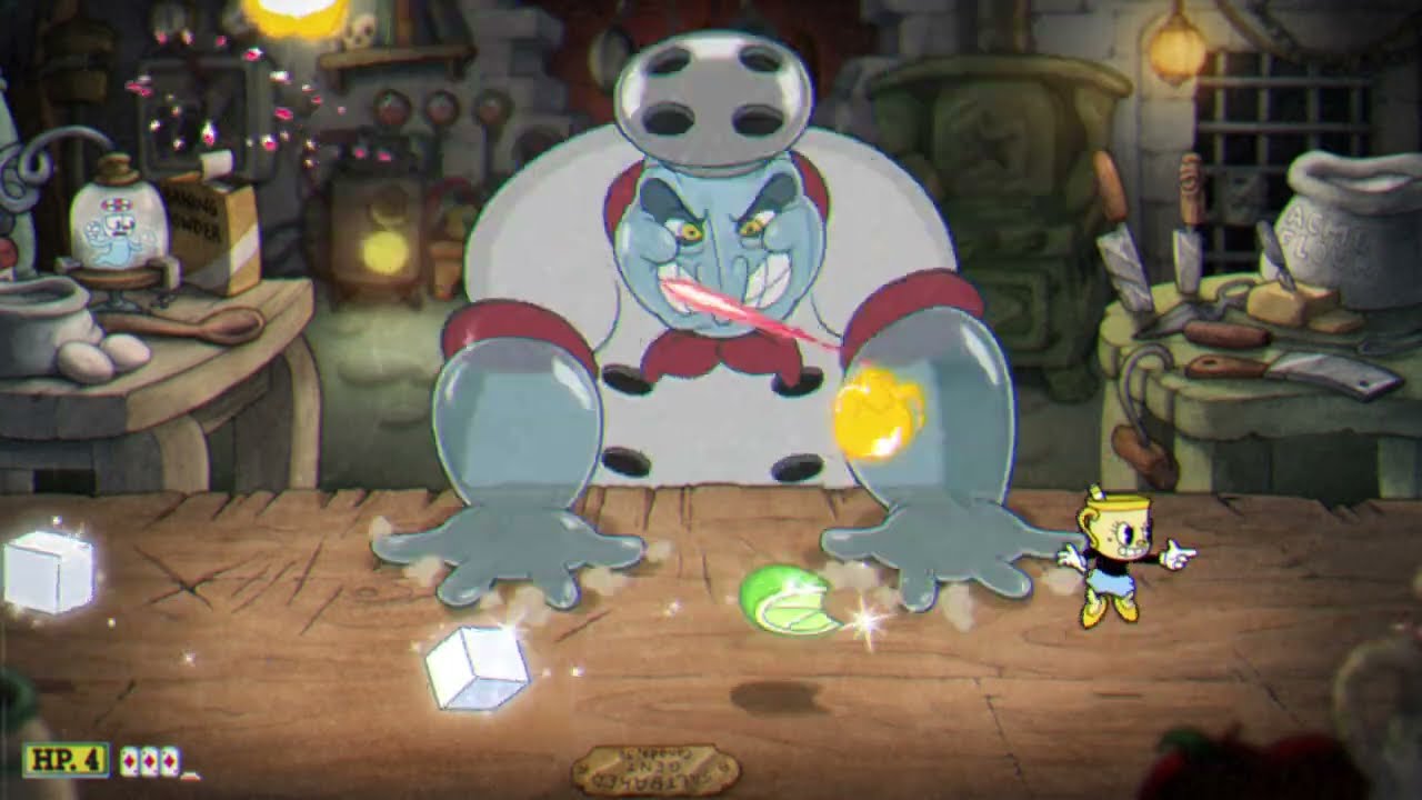 CUPHEAD DLC - Chef Saltbaker in "A DISH TO DIE FOR" - Ms. Chalice, S ...