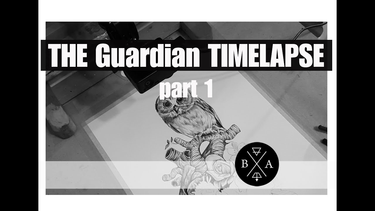"The Guardian" Part 1// Timelapse Pencil Drawing - YouTube