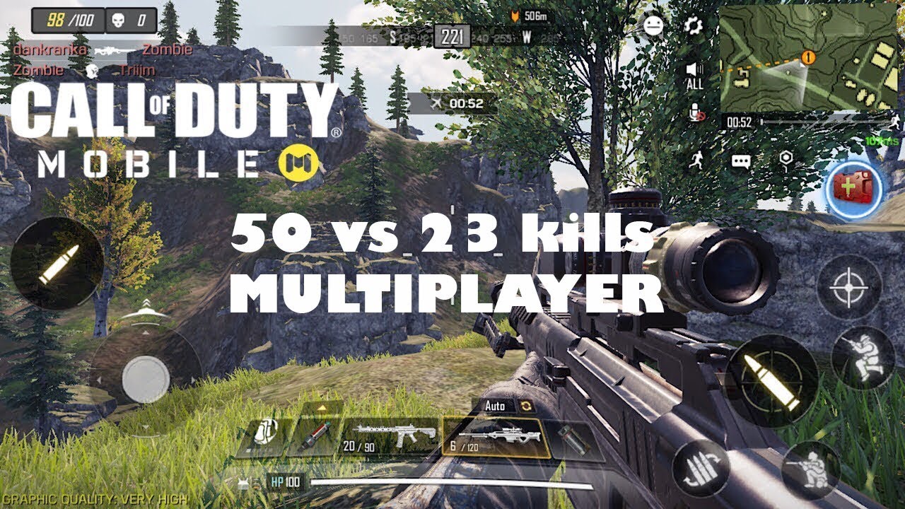 COD Mobile Multiplayer 50 VS 23 Kills Record score 2020 ! - YouTube