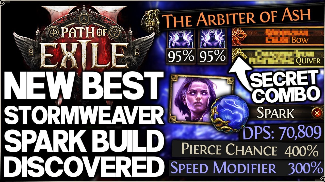Path of Exile 2 - New Best 50 MILLION DPS Stormweaver Spark Build Guide ...