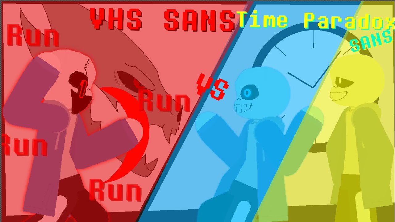 Stick Nodes undertale fight VHS sans vs Time Paradox - YouTube