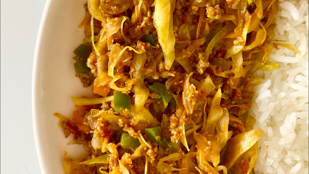 Minced Beef Cabbage Recipe - YouTube