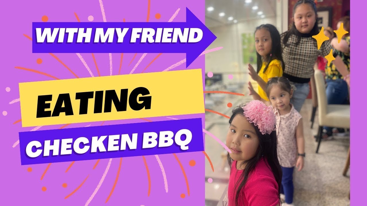 Eating with my friends | barbecue chicken - YouTube