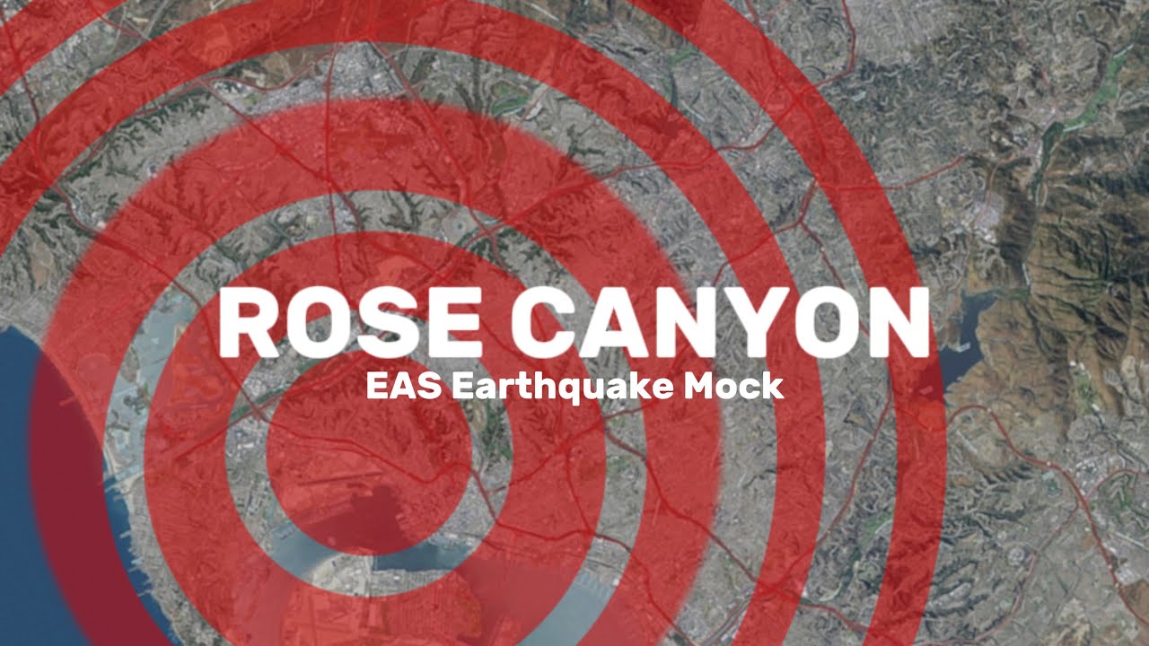 Rose Canyon - EAS Earthquake Mock - YouTube