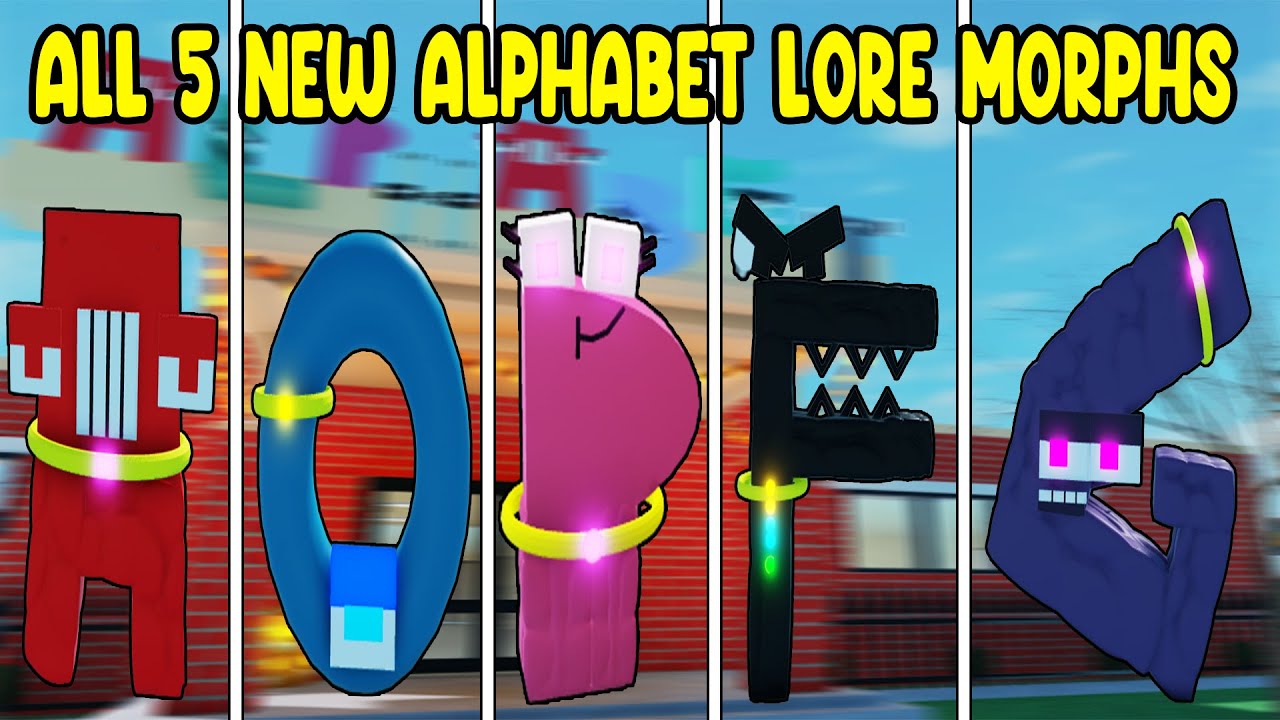 [NEW 🦸🏼‍♂️] How To Find ALL 5 NEW SUPER ALPHABET LORE MORPHS in Find ...