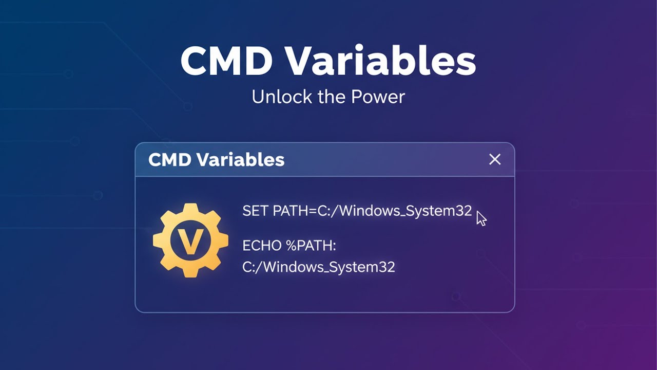 CMD Variables - YouTube
