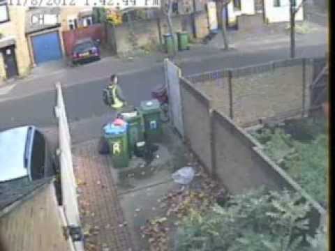 Nasty Man Nikes - Man Steals Nike Trainers from Dustbin - YouTube