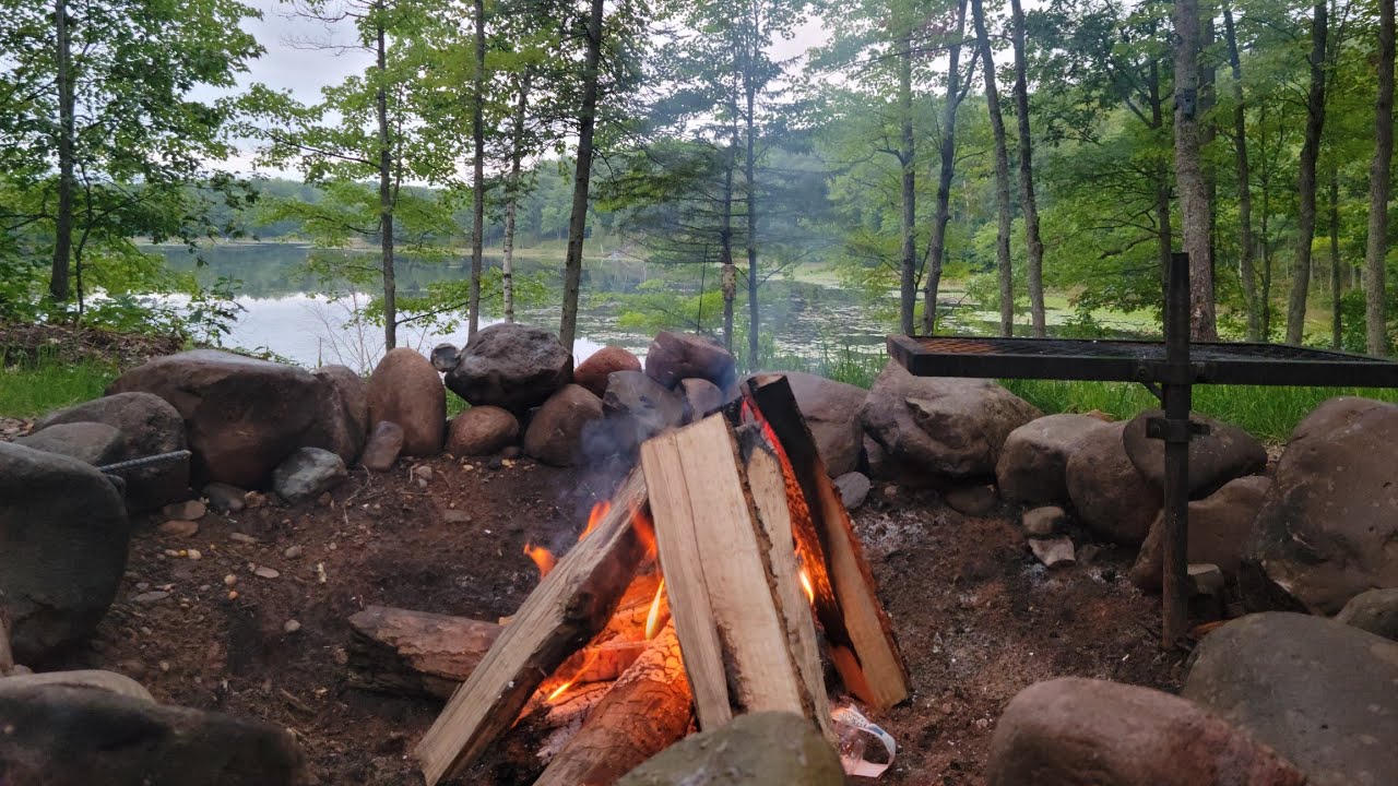 Rockefeller Ranch off grid lake cabin #8 - YouTube