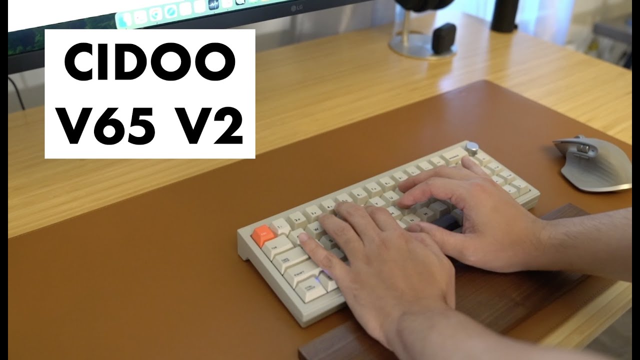 EPOMAKER CIDOO V65 V2 Wireless Mechanical Keyboard Unboxing & Typing ...