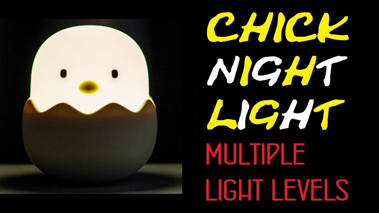 Chicken Night Light for Babies - Fully Adjustable Light Levels - YouTube