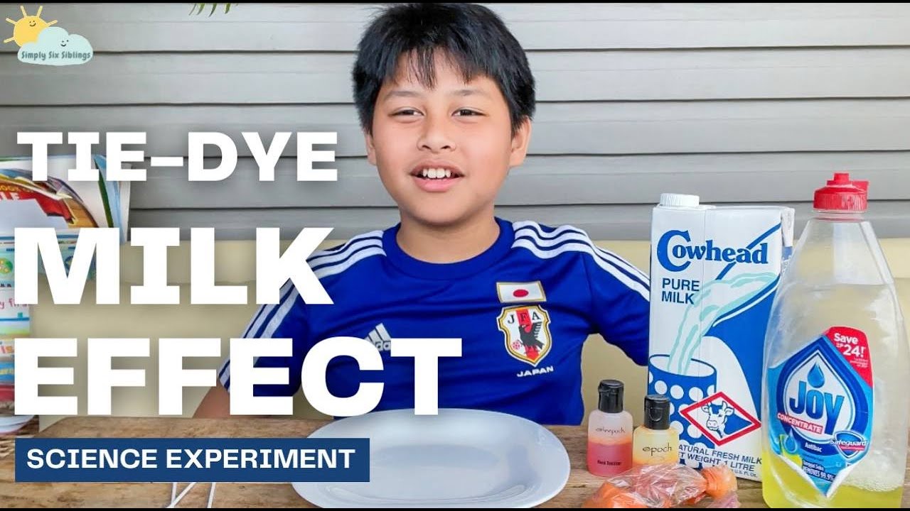 Tie-Dye Milk Effect - Science Experiment - YouTube