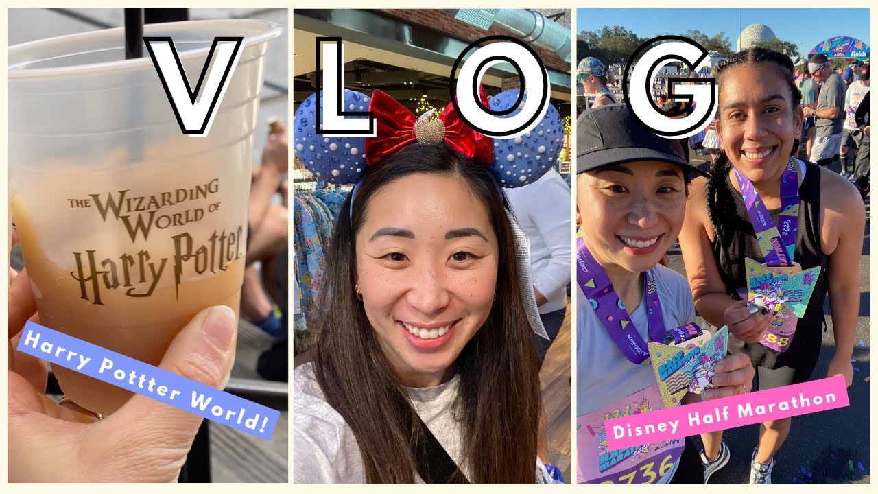 VLOG | Exploring Harry Potter World, Disney Half Marathon, Universal ...