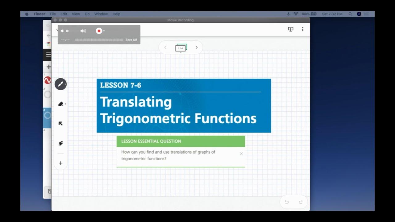 Translating Trigonometric Functions (Lesson 7-6) - YouTube