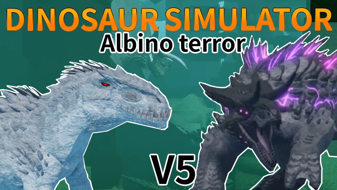 Dinosaur Simulator - ALBINO TERROR V5/MEGAVORE REMODEL - YouTube