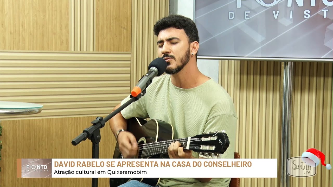 David Rabelo se apresenta hoje, na Casa de Conselheiro l #PontodeVista ...