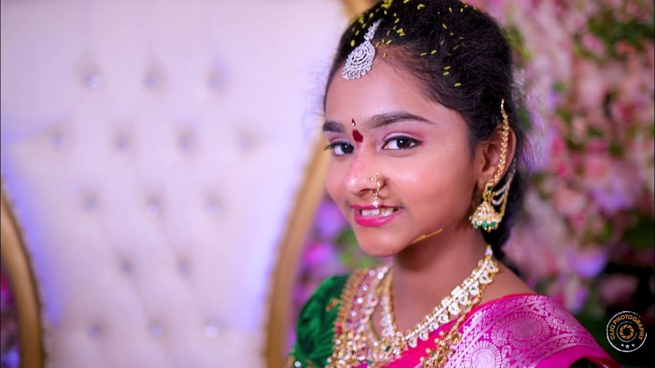 Naithika Half Saree Ceremony | HD | CliQ Photography - YouTube