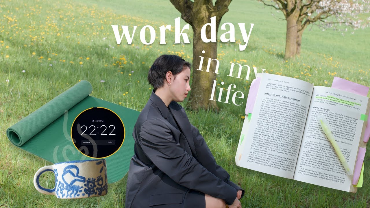 A work day in my life: Healthy Habits for Mindful Productivity - YouTube