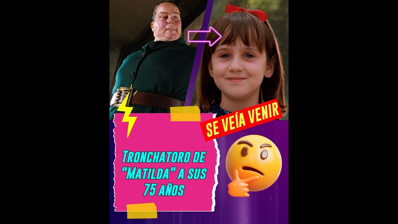 Así luce la directora Tronchatoro de "Matilda" a sus 75 años - YouTube