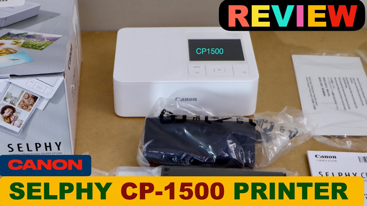 Canon SELPHY CP1500 Compact Photo Printer Review ! - YouTube