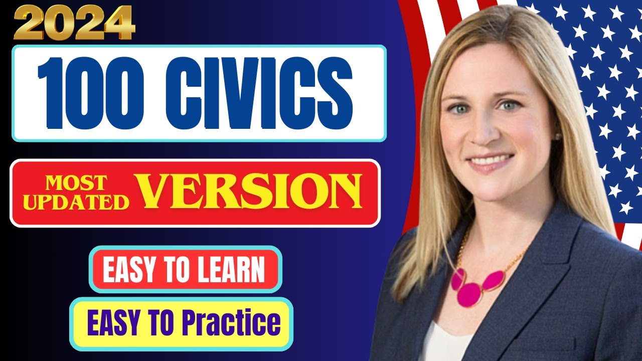 2024 100 Civics Questions and answers in Random Order 2008 version | US ...