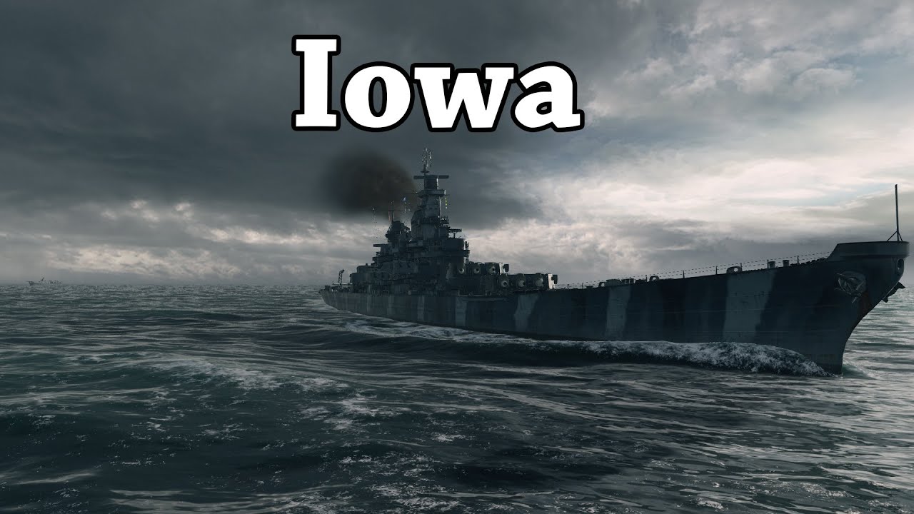 World of Warships: Iowa Shells Bounce Off The Izumo - YouTube