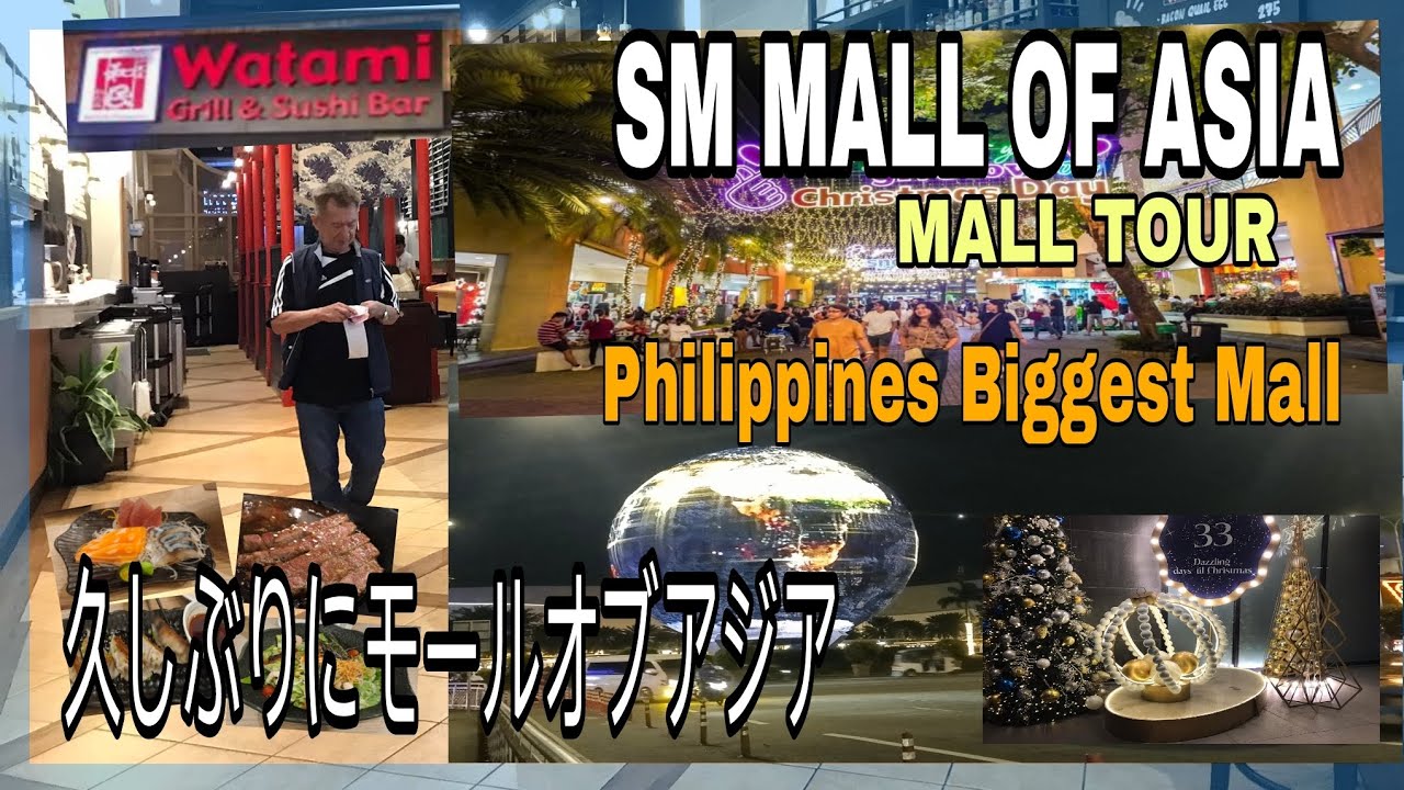 久しぶりにモールオブアジア | Mall of Asia, Philippines NIGHT Walk | Mall Tour 🇵🇭 ...