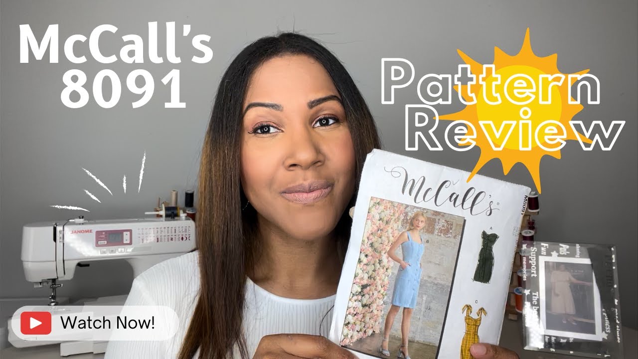 McCall's 8091 Pattern Review (A Summer Dress) - YouTube
