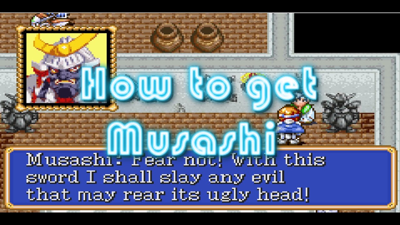 How to get Musashi - Shining force resurrection of the dark dragon - YouTube