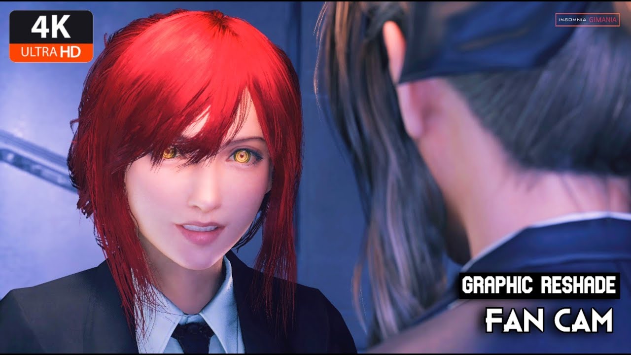Fan Cam Tifa as Makima Chainsaw Man MOD 4K Final Fantasy 7 Remake 1% ...
