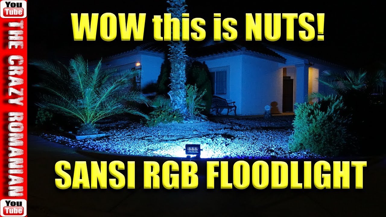 Amazing SANSI RGB LED Garden Yard Pool Party Christmas Holiday ...