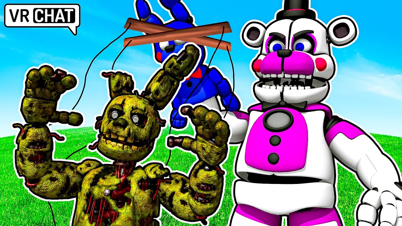 Funtime Freddy TRANSFORMS Glitchtrap into SPRINGTRAP?! - YouTube