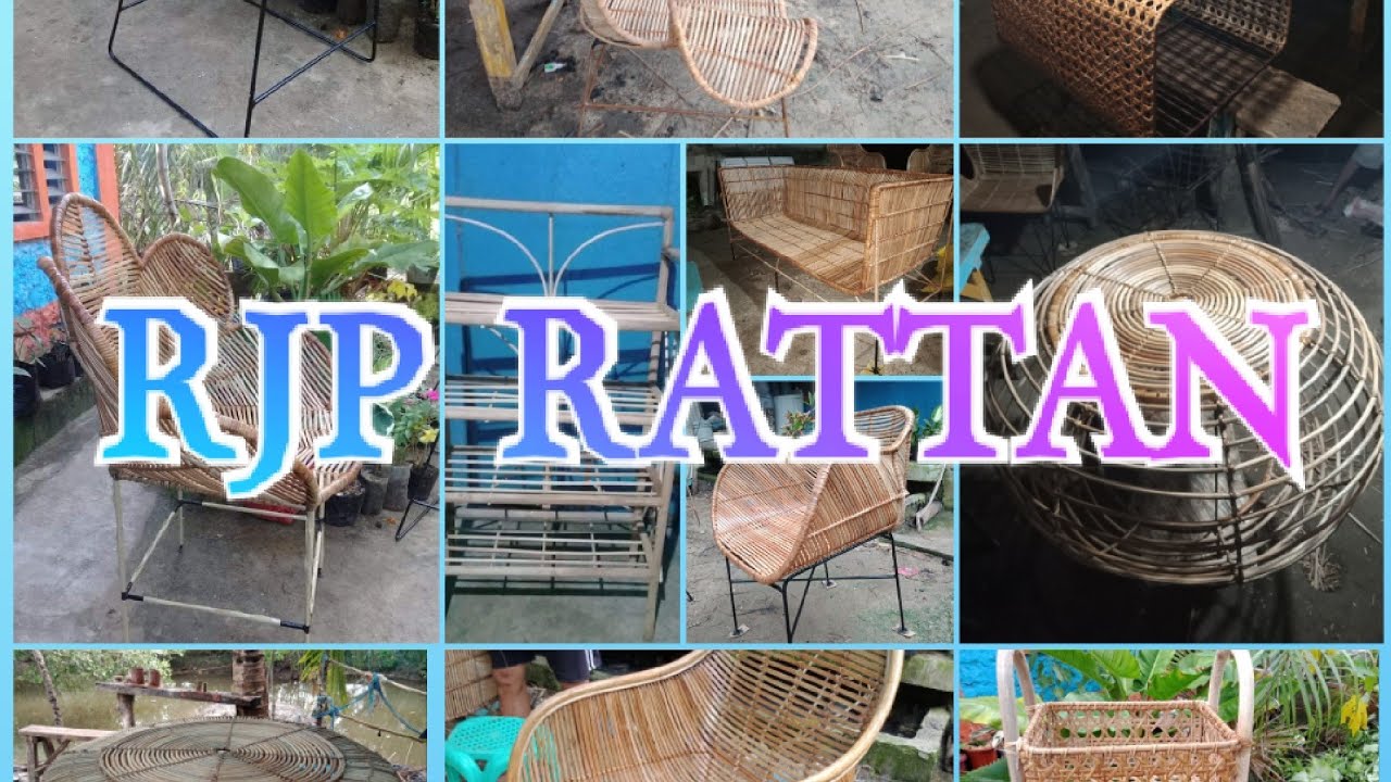 PAANO GINAGAWA ANG RATTAN FURNITURE PRODUCTS - YouTube