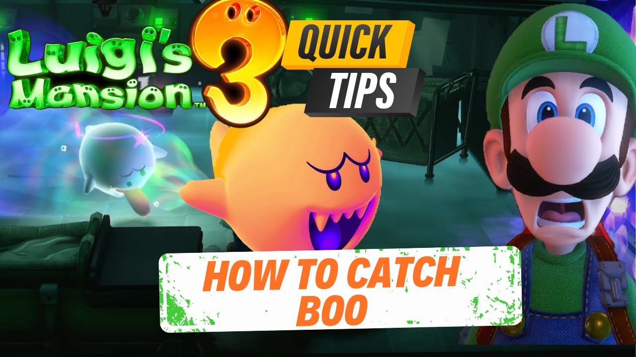 Luigi's Mansion 3 Cara Tangkap Boo || How to catch and Beat Boo in ...