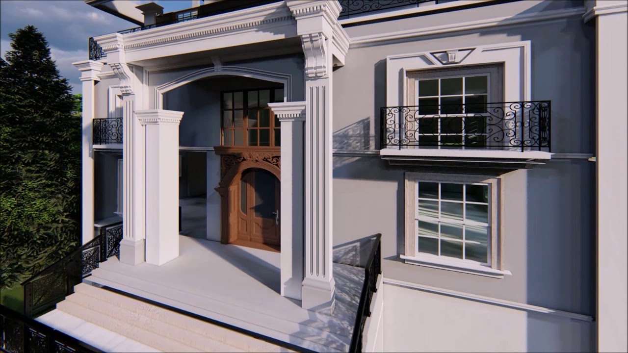 walkthrough render of palace reference - YouTube