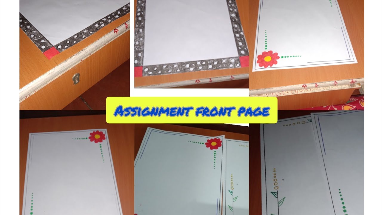 50 Assignment Front Page Designs For Ms Word Crw Desi - vrogue.co