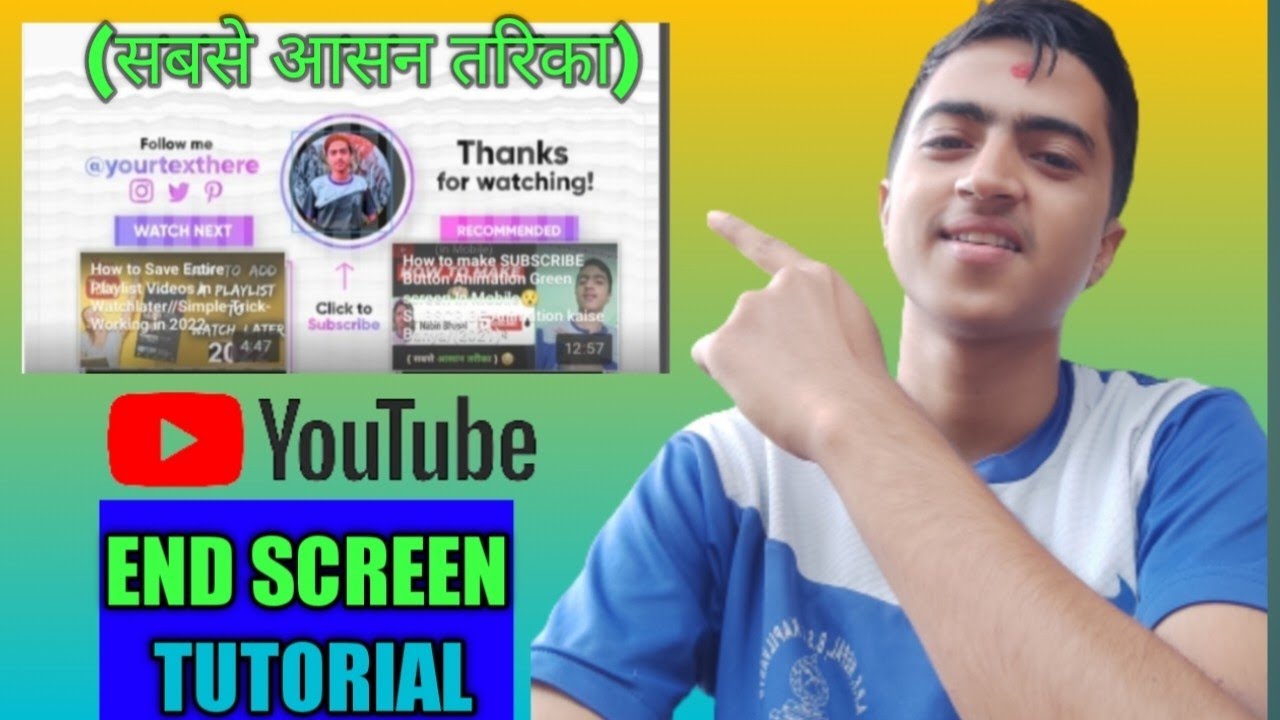 END SCREEN TUTORIAL How To Add End Screen On Youtube Video 2022 End end-screen-tutorial-how-to-add-end-screen-on-youtube-video-2022-end