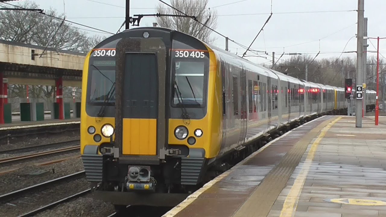 Brand New TPE Class 350/4s 350405 + 350406 Arrive At Lancaster For ...