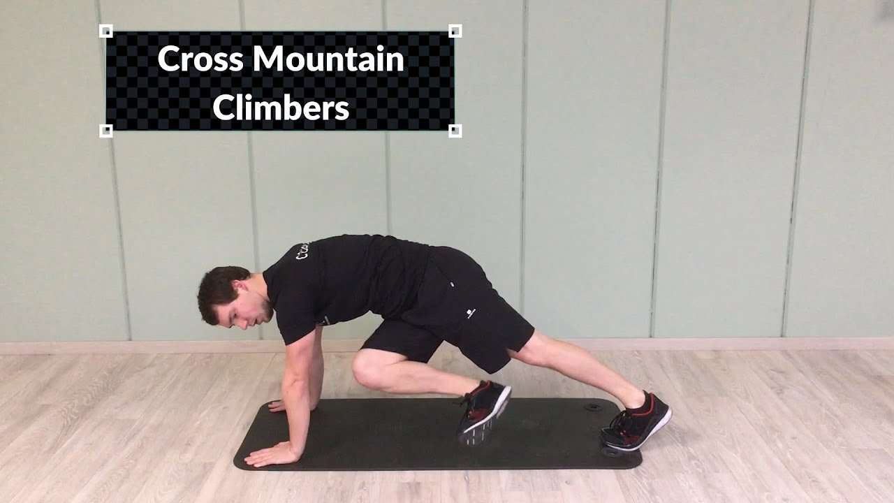CROSS MOUNTAIN CLIMBERS - Nemea Coaching Exercise Library - YouTube